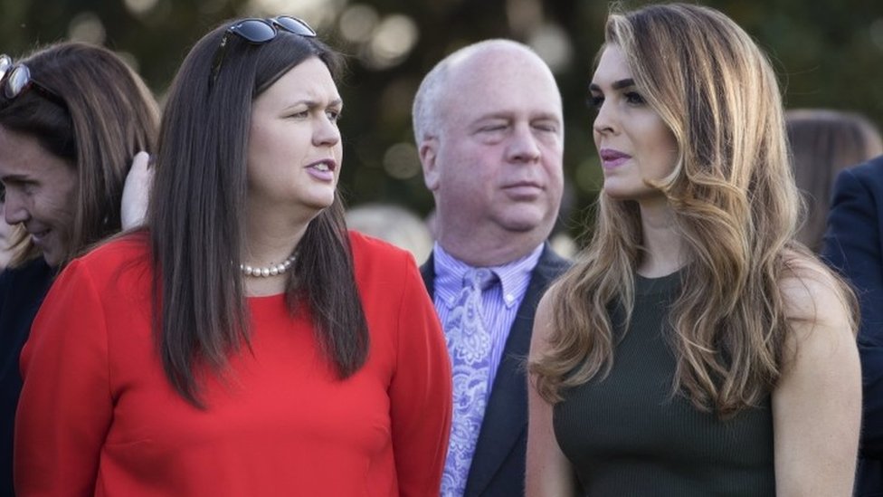 During Iowa rally, Trump now confuses Sarah Sanders with Hope Hicks ...