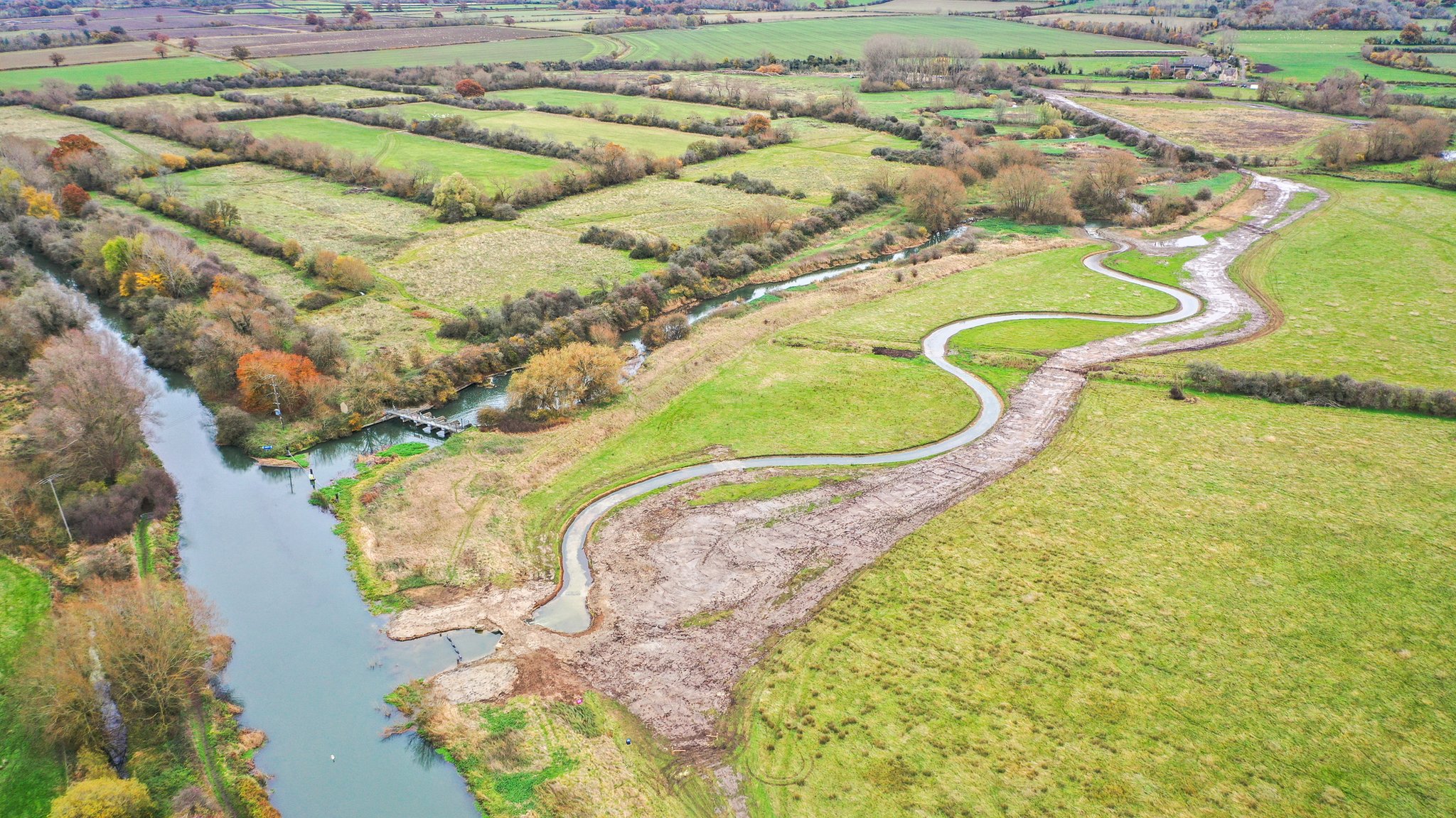 River Thames Aerial