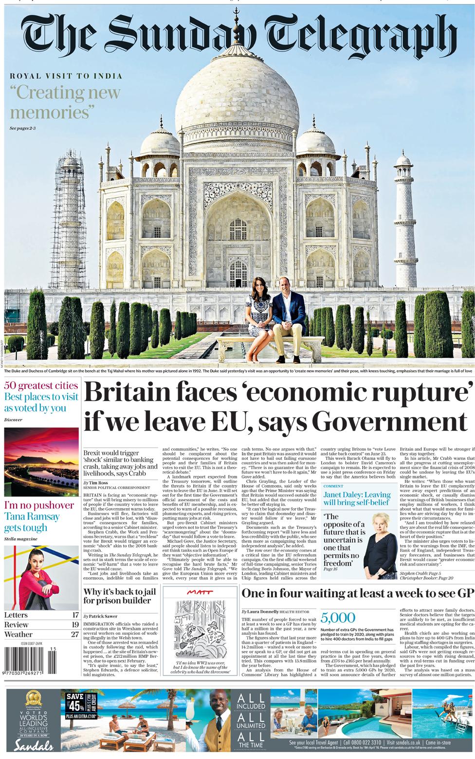 BBC News - Taj Mahal photo and views on Brexit