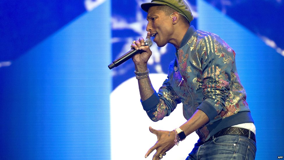 Pharrell Williams' Happy biggest selling single of the decade - BBC News
