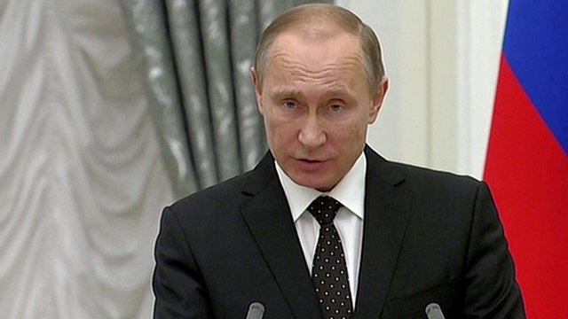 Putin: France and Russia 'know about co-operation' - BBC News
