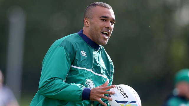Rugby World Cup 2015: Ireland's Zebo in tribute to grandfather - BBC Sport