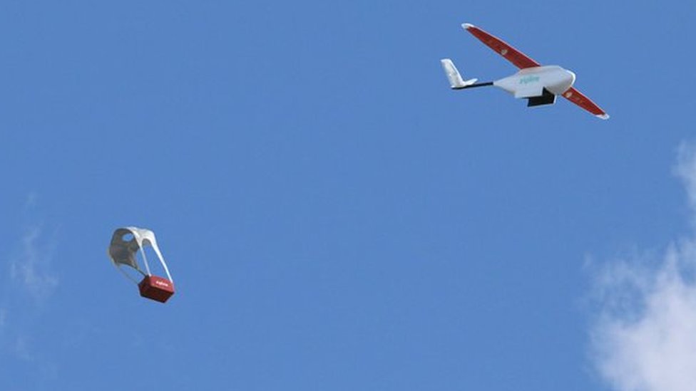 Rwanda begins Zipline commercial drone deliveries - BBC News