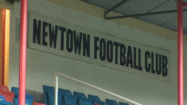 Danes in Powys for Newtown AFC's Europa clash with FC Copenhagen - BBC News