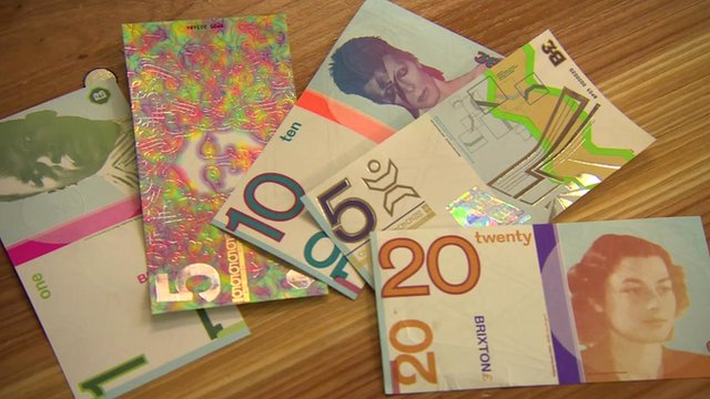 Cash machine for the Brixton pound opens in south London - BBC News