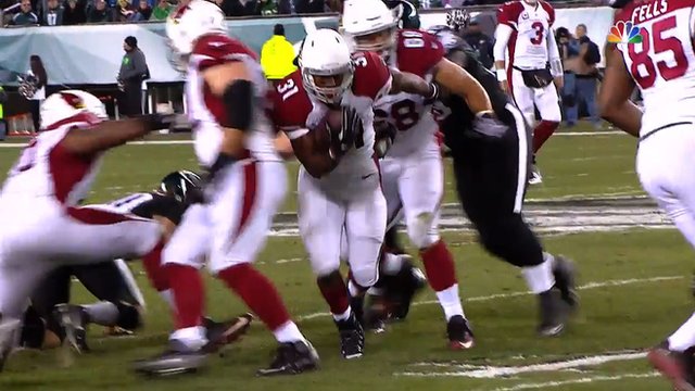 Arizona Cardinals's David Johnson scores 'beast mode' touchdown - BBC Sport
