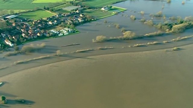 UK floods: The river once a few metres wide now spreads up to a mile ...