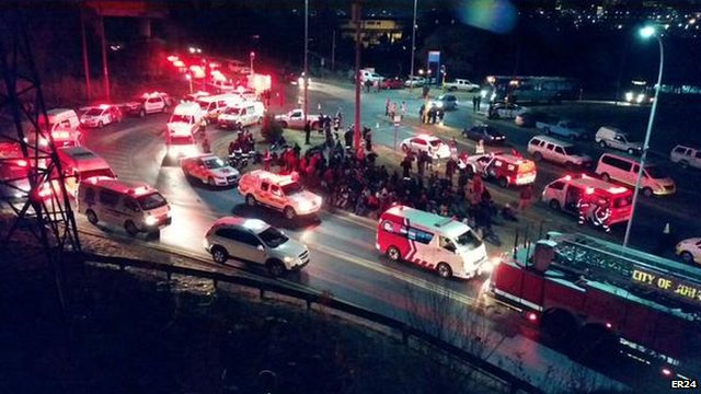 Johannesburg train collision: Hundreds hurt in S Africa crash - BBC News