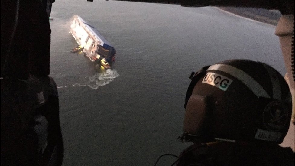 Golden Ray: la operación de rescate de los tripulantes del buque con 4. ...