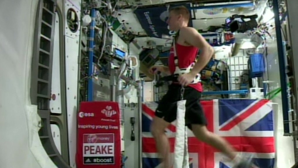 Tim Peake on the ISS: 'I miss the feeling of rain' - BBC News
