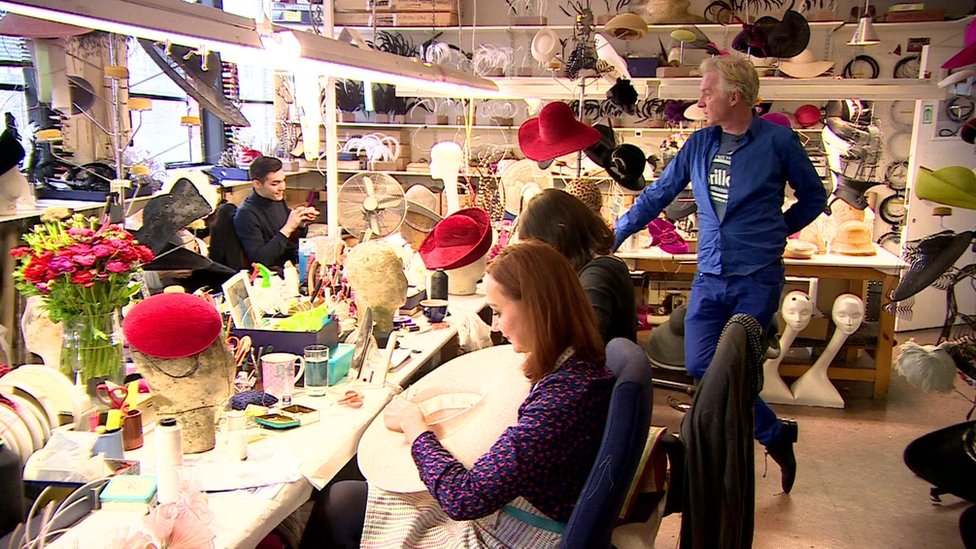 Inside hat designer Philip Treacy's studio - BBC News
