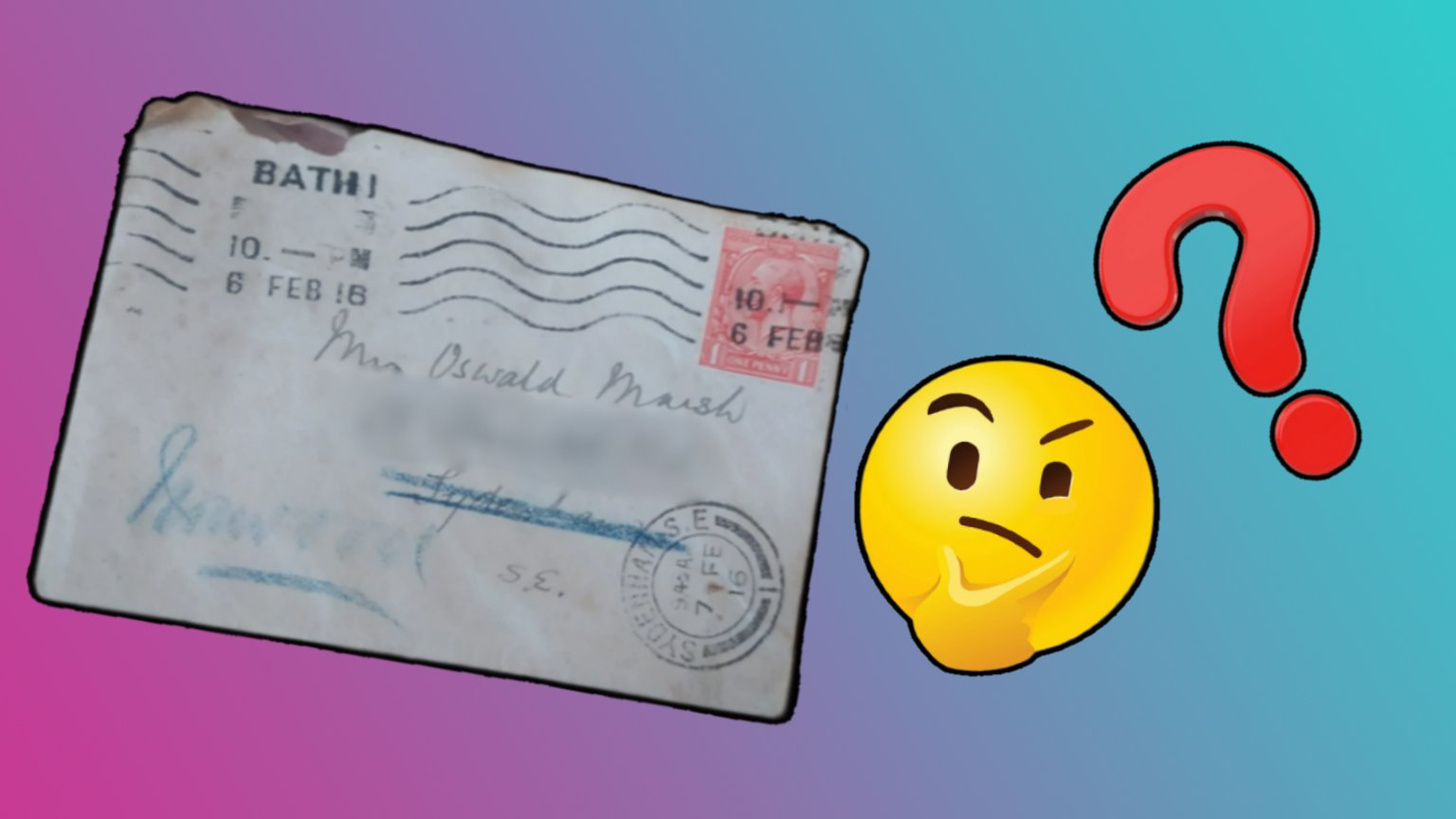 Mystery of letter which arrived more than 100 years late - CBBC Newsround