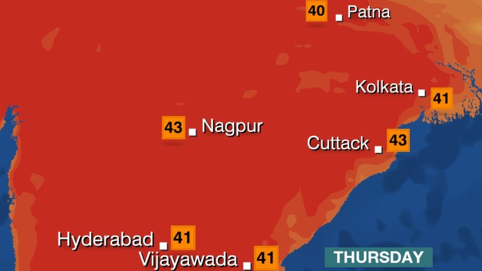 India weather: Dangerous temperatures arrive early - BBC News