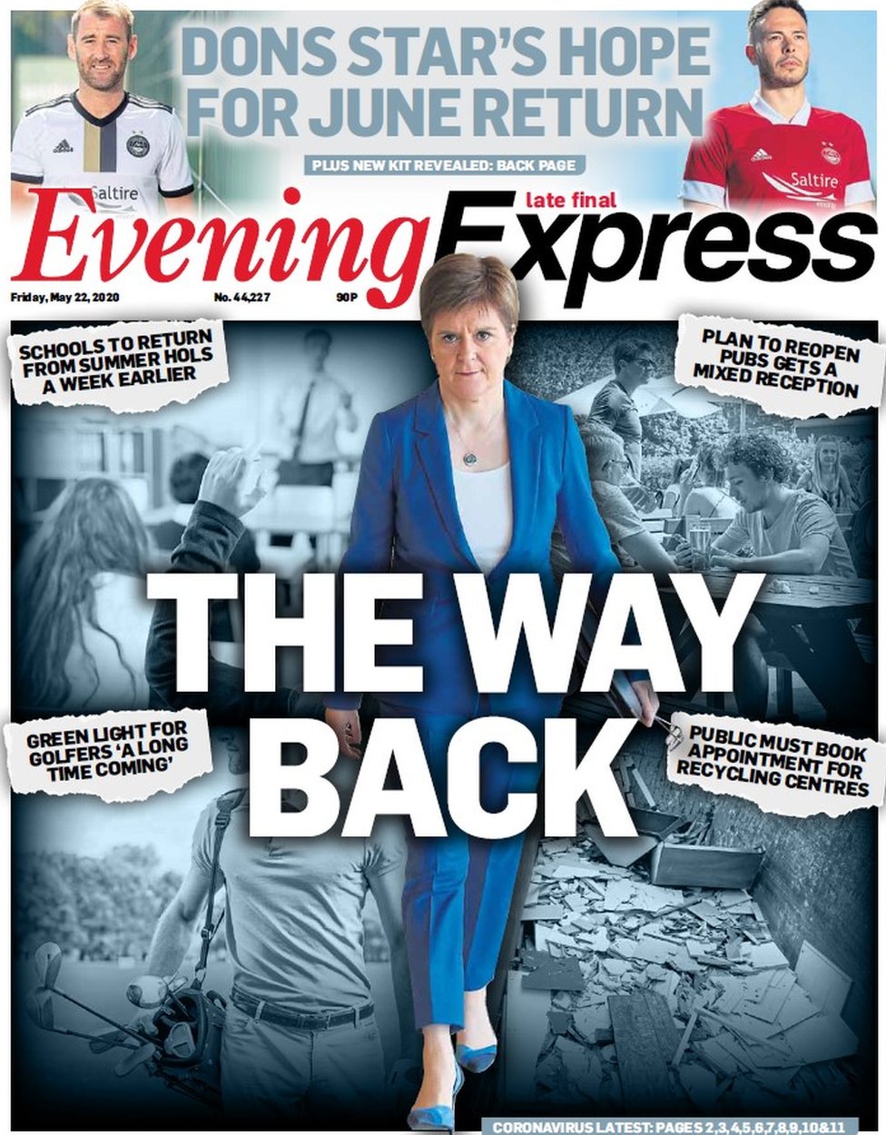Scotland's papers: 'We'll meet again' - exit plan to unlock Scotland ...