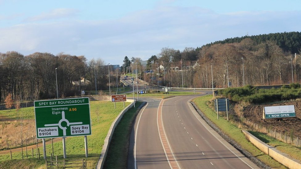 Planaichean an A96 gan taisbeanadh - Naidheachdan a' BhBC