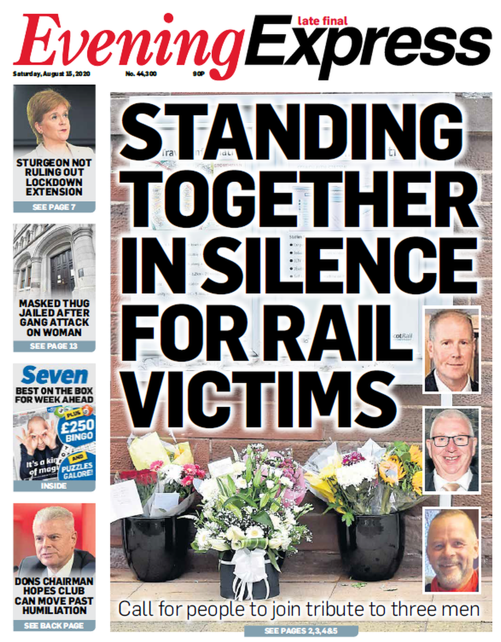 Scotland's papers: Train crash hero and virus delays to rape cases ...