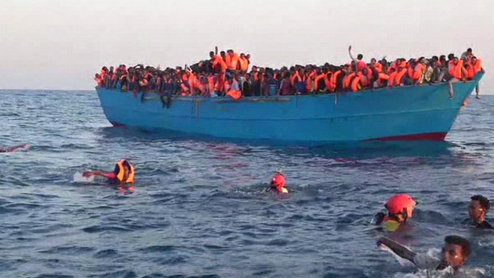 Migrant crisis: 'They couldn't wait... they threw themselves into the ...