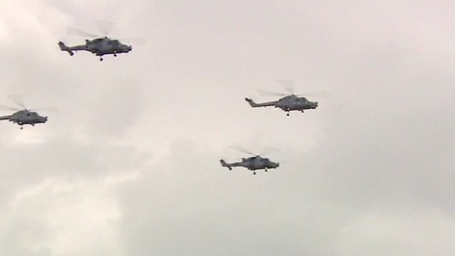 Event held to mark helicopter speed record being set - BBC News