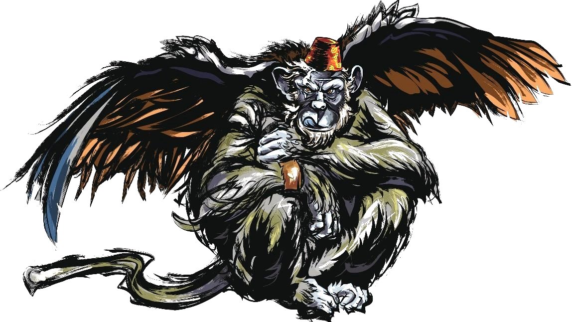 The Wizard Of Oz Flying Monkeys Attack