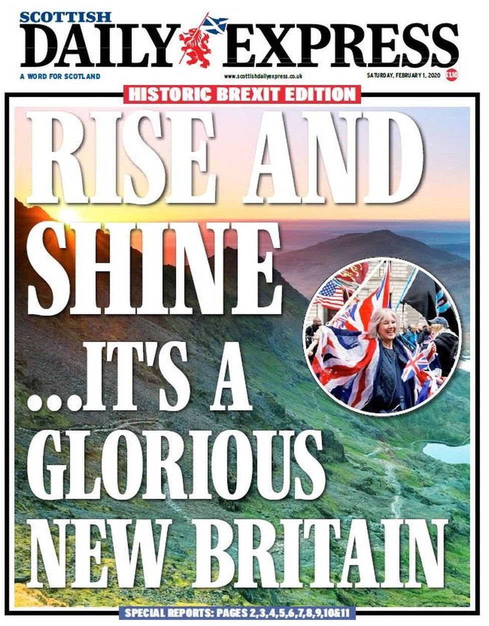 Scotland's papers: Coronavirus hits the UK and Brexit day - BBC News