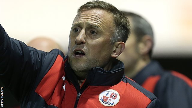 Mark Yates: Crawley boss on defeat by Exeter - BBC Sport