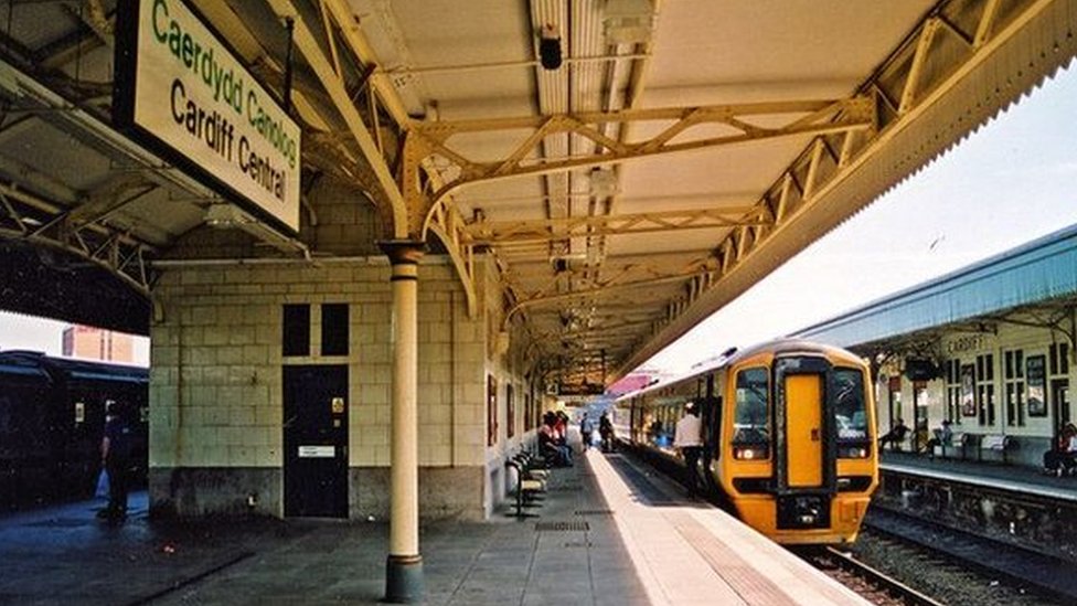 Cardiff-Bridgend rail delays as woman hit by train dies - BBC News