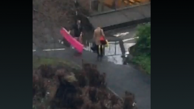 Puddle livestream: Thousands watch people crossing puddle in Newcastle ...