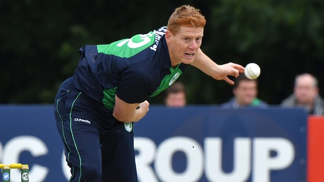 Kevin O'Brien racks up 100th one-day cap for Ireland at Stormont - BBC ...