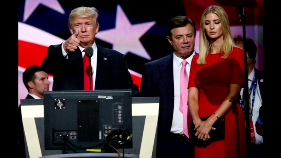 Why did Trump's campaign chairman Paul Manafort go? - BBC News