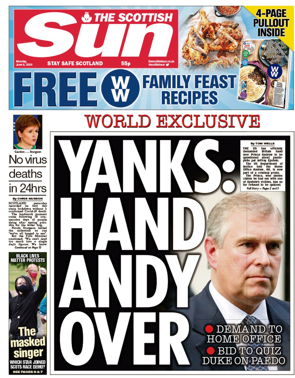 Scotland's papers: Scotland 'gets break' and quarantine 'won't work ...