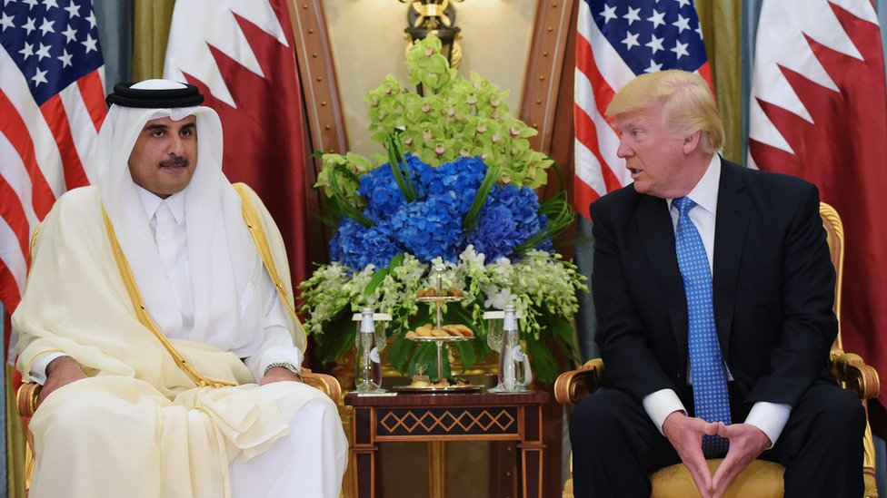 Qatar row: Trump urges Arab unity in call to Saudi Arabia's King Salman ...