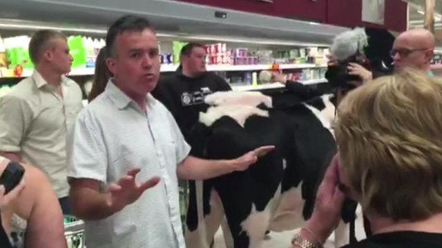 Why are farmers protesting about milk? - BBC Newsround