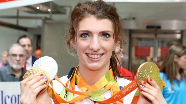 Paralympian Bethany Firth overwhelmed by Belfast reception - BBC Sport