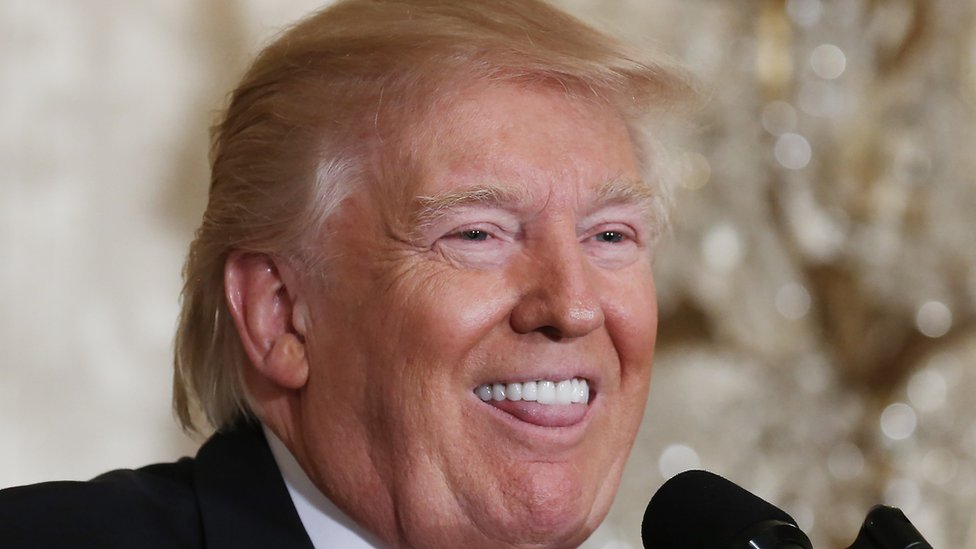 Donald Trump Inspires fine tuned Machine Memes BBC News Donald Trump Inspires fine tuned Machine Memes BBC News