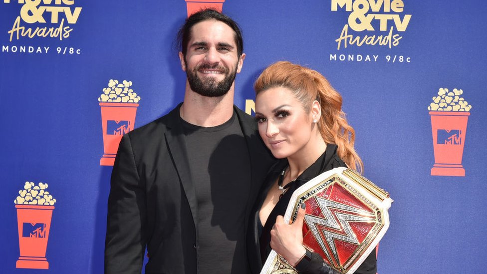 WWE: Becky Lynch and Seth Rollins are engaged! - CBBC Newsround