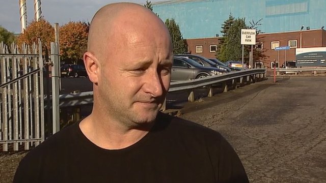 Tata Steel Clydebridge worker says 'It's all over' - BBC News