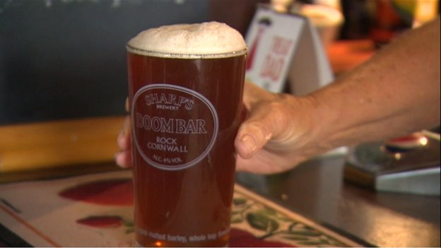 Best-selling bottled ale Doom Bar not brewed in Cornwall - BBC News