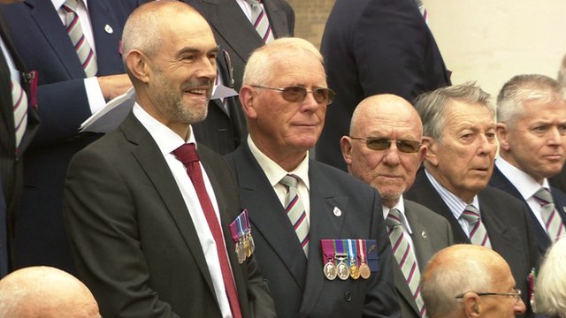George Cross recipients celebrate 75th anniversary - BBC News