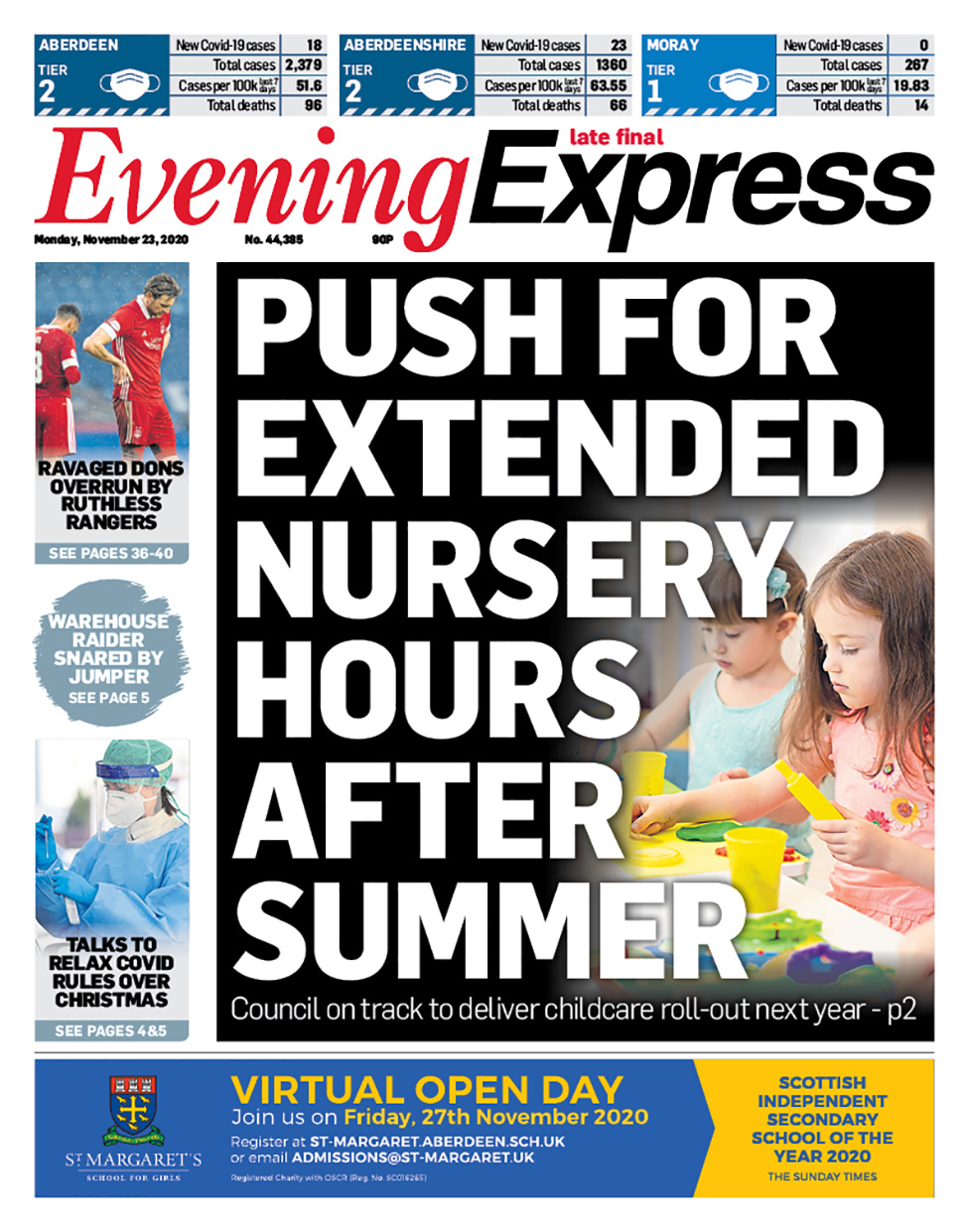 Scotland's papers: 'No deal' yet over Christmas lockdown easing - BBC News