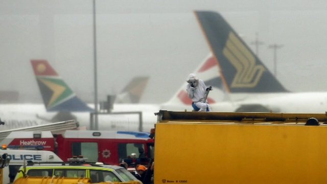 Security concerns after Heathrow Airport protest - BBC News