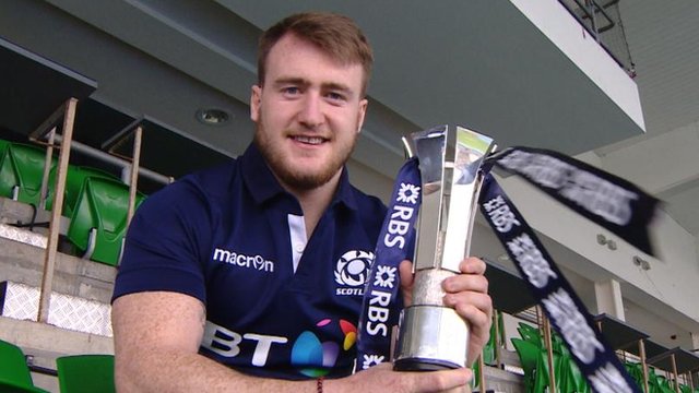 Scotland's Stuart Hogg wins Six Nations best player award - BBC Sport