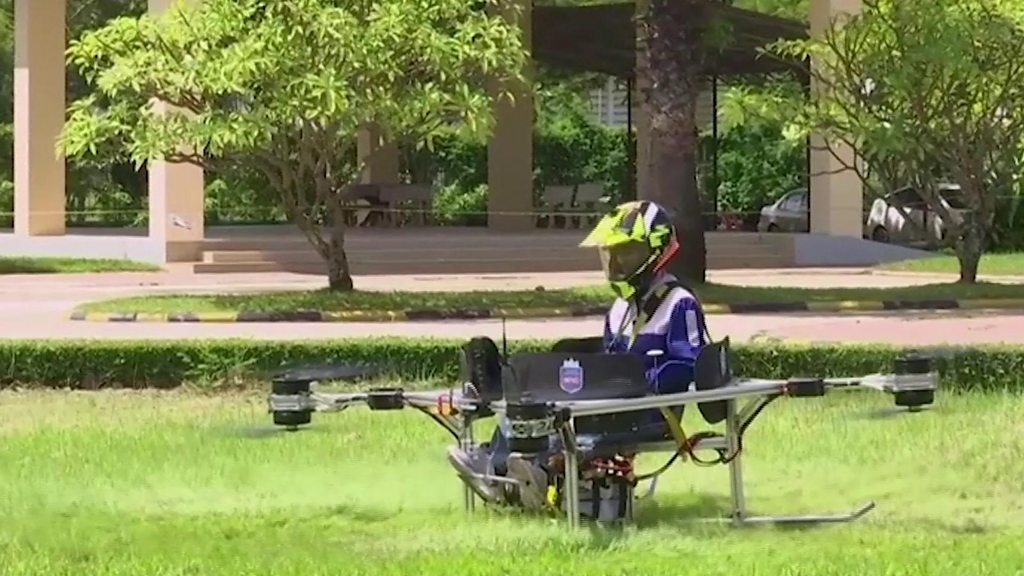 Technology: Check out this flying manned drone! - CBBC Newsround