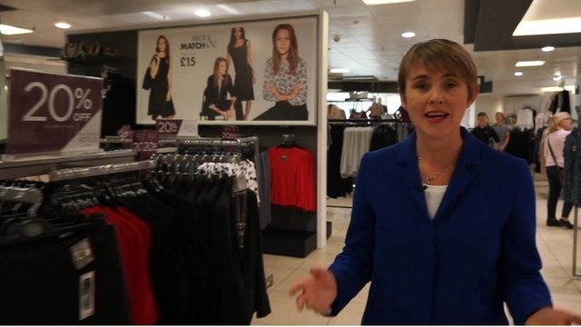 BHS: Inside a 'ghost store' in Edinburgh - BBC News