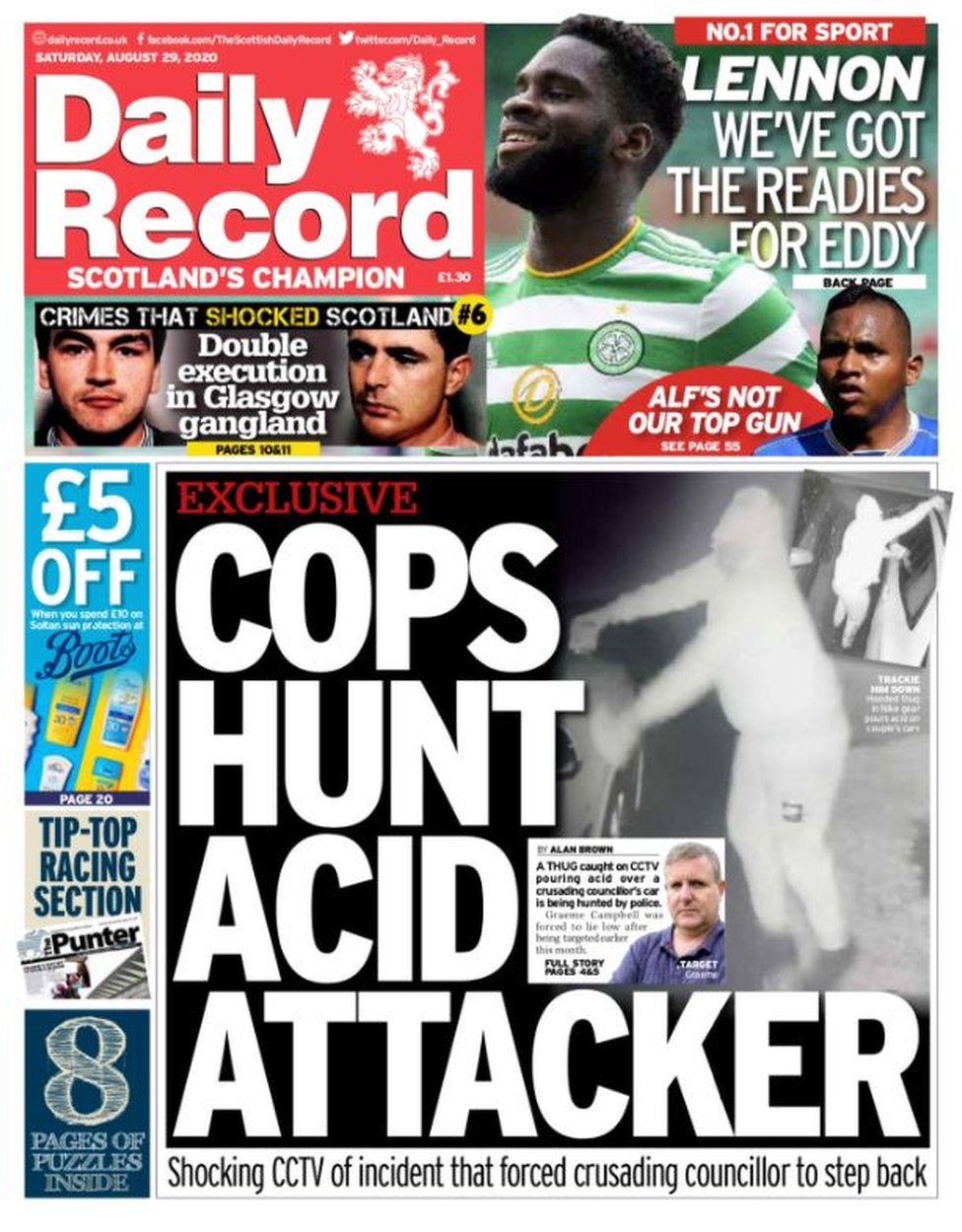 Scotland's papers: FM's Covid safe return to work pledge and comedy ...