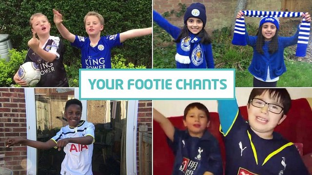 Premier league title: Your football chants - BBC Newsround