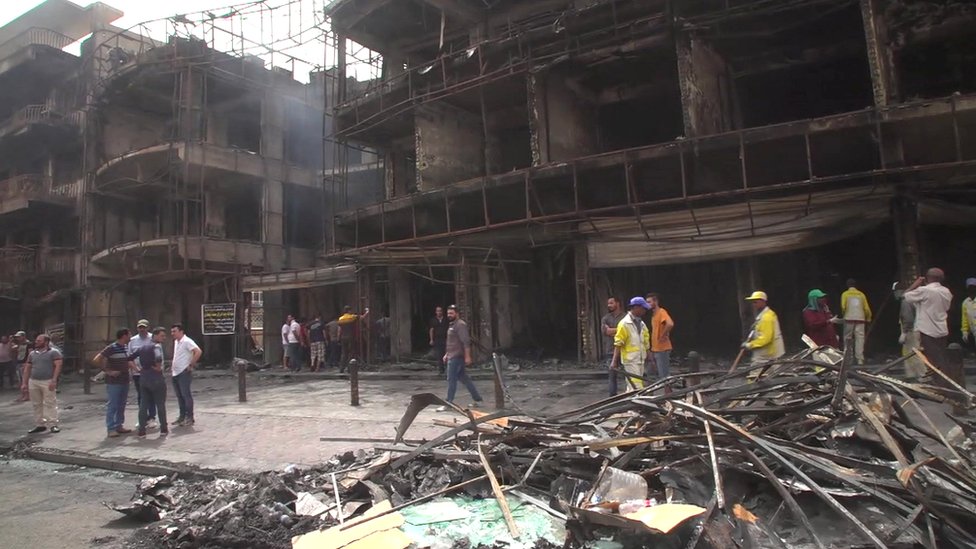 Iraq: Worst violence in a year following Baghdad attacks - BBC News