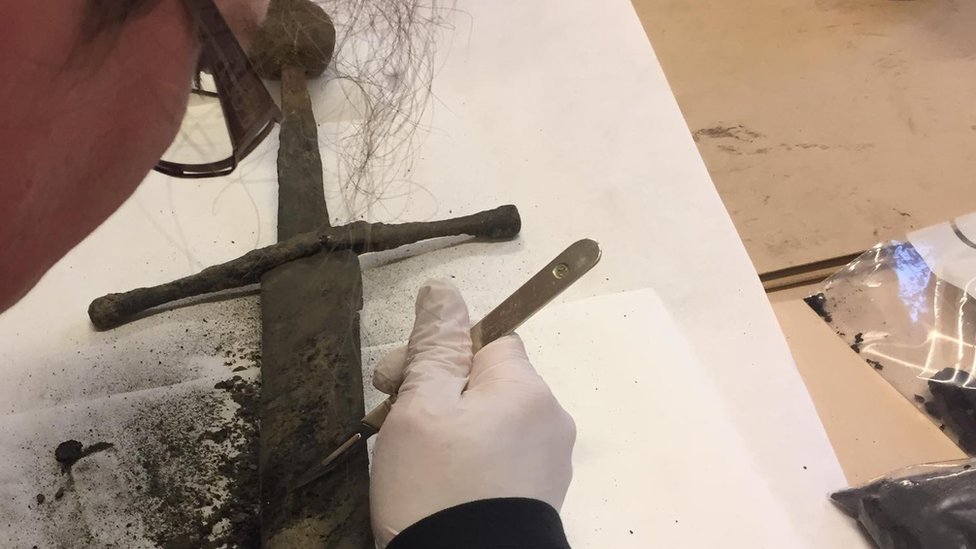 A medieval sword has been found in a sewer in Denmark - CBBC Newsround