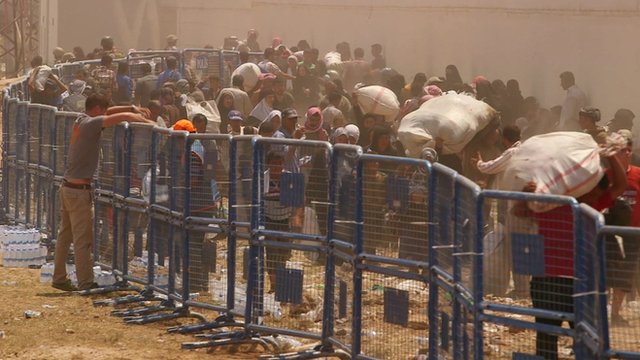 Getting into Islamic State over the Syria-Turkey border - BBC News