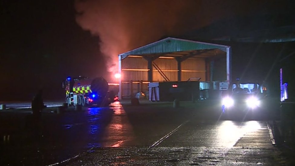 Llandow recycling plant fire involves 2,000 tonnes of rubbish - BBC News