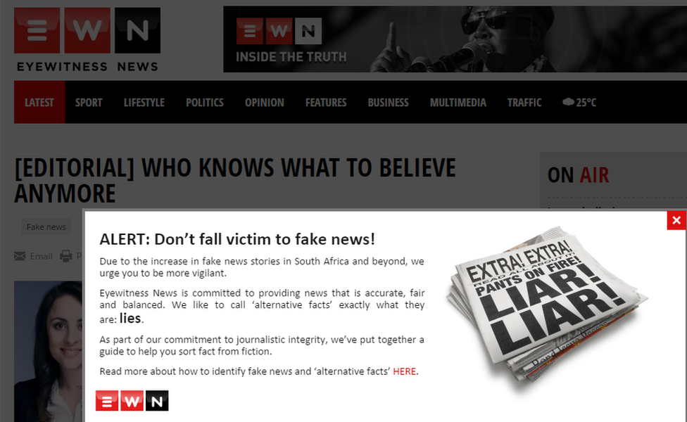 Fake news: How can African media deal with the problem? - BBC News